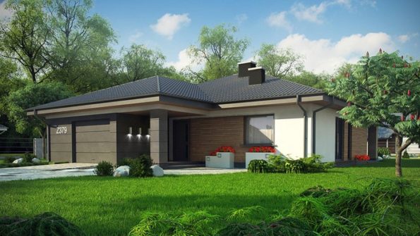 Proyectos de casas con garaje: 50 hermosos ejemplos.